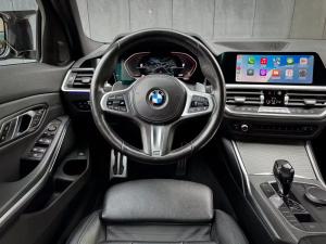 Black BMW 320 2021 in Riga, with an engine capacity of 2.00 L and mileage of 158 thousand km for 21900 €, photo 24 on AUTOMOTO.COM.LV