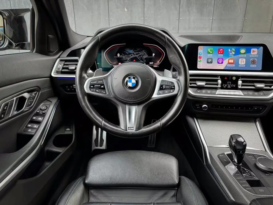Black BMW 320 2021 in Riga, with an engine capacity of 2.00 L and mileage of 158 thousand km for 21900 €, photo 24 on AUTOMOTO.COM.LV