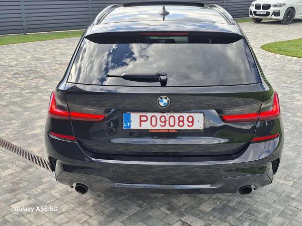 Black BMW 320 2021 in Kaunas, with an engine capacity of 2.00 L and mileage of 269 thousand km for 18700 €, photo 5 on AUTOMOTO.COM.LV