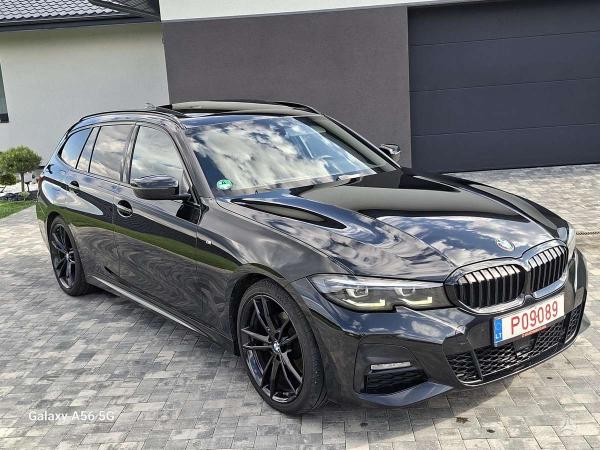Black BMW 320 2021 in Kaunas, with an engine capacity of 2.00 L and mileage of 269 thousand km for 18700 €, photo 8 on AUTOMOTO.COM.LV