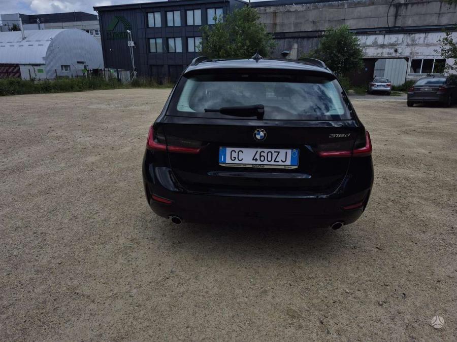 Black BMW 320 2021 in Kaunas, with an engine capacity of 2.00 L and mileage of 203 thousand km for 15900 €, photo 18 on AUTOMOTO.COM.LV