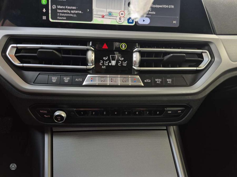 Black BMW 320 2021 in Kaunas, with an engine capacity of 2.00 L and mileage of 203 thousand km for 15900 €, photo 29 on AUTOMOTO.COM.LV