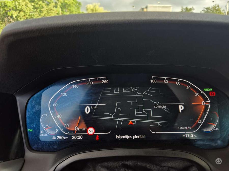 Black BMW 320 2021 in Kaunas, with an engine capacity of 2.00 L and mileage of 203 thousand km for 15900 €, photo 30 on AUTOMOTO.COM.LV