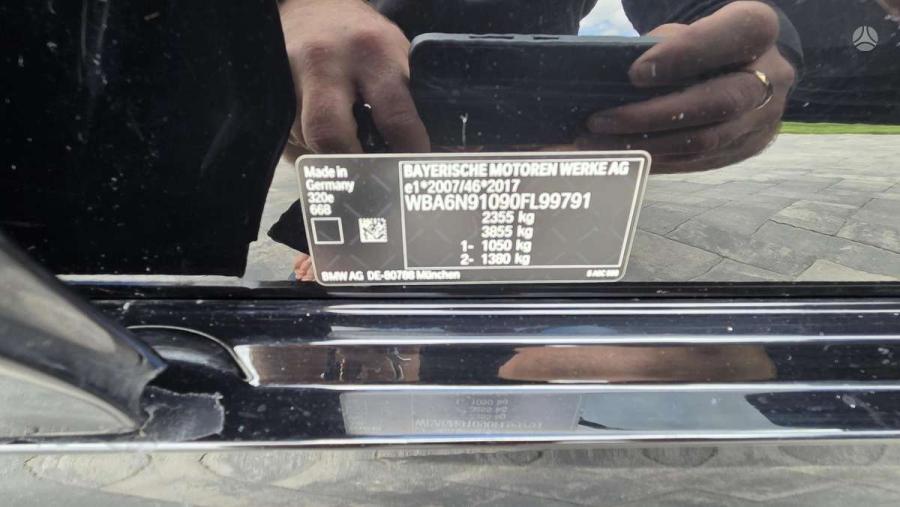 Melns BMW 320 2021 Kauņa, ar dzinēja tilpumu 2.00 L un nobraukumu 232 tūkst. km par 17250 €, foto 28 vietnē AUTOMOTO.COM.LV