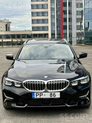 Black BMW 320 2021 in Riga, with an engine capacity of 2.00 L and mileage of 199 thousand km for 21490 €, photo 9 on AUTOMOTO.COM.LV