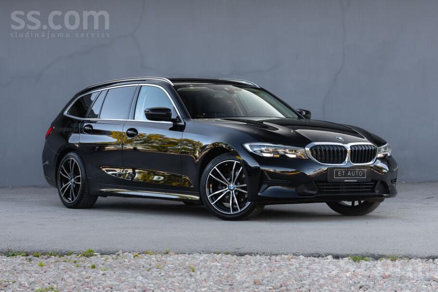 Black BMW 320 2021 in Jelgava, with an engine capacity of 2.00 L and mileage of 193 thousand km for 18500 €, photo 3 on AUTOMOTO.COM.LV