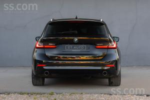Black BMW 320 2021 in Jelgava, with an engine capacity of 2.00 L and mileage of 193 thousand km for 18500 €, photo 6 on AUTOMOTO.COM.LV