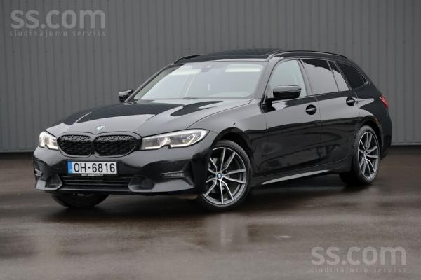Black BMW 320 2022 in Jelgava, with an engine capacity of 2.00 L and mileage of 0 thousand km for 21500 €, photo 1 on AUTOMOTO.COM.LV