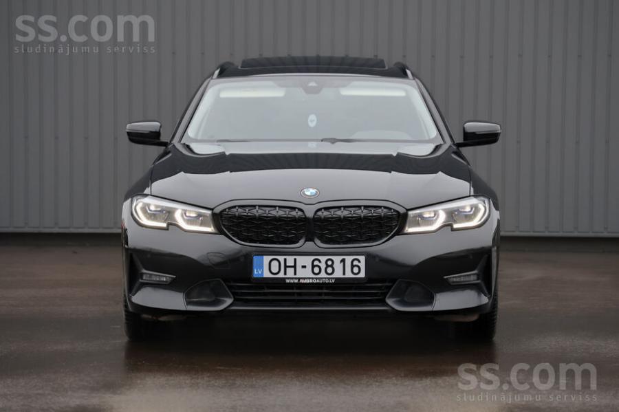 Black BMW 320 2022 in Jelgava, with an engine capacity of 2.00 L and mileage of 0 thousand km for 21500 €, photo 3 on AUTOMOTO.COM.LV