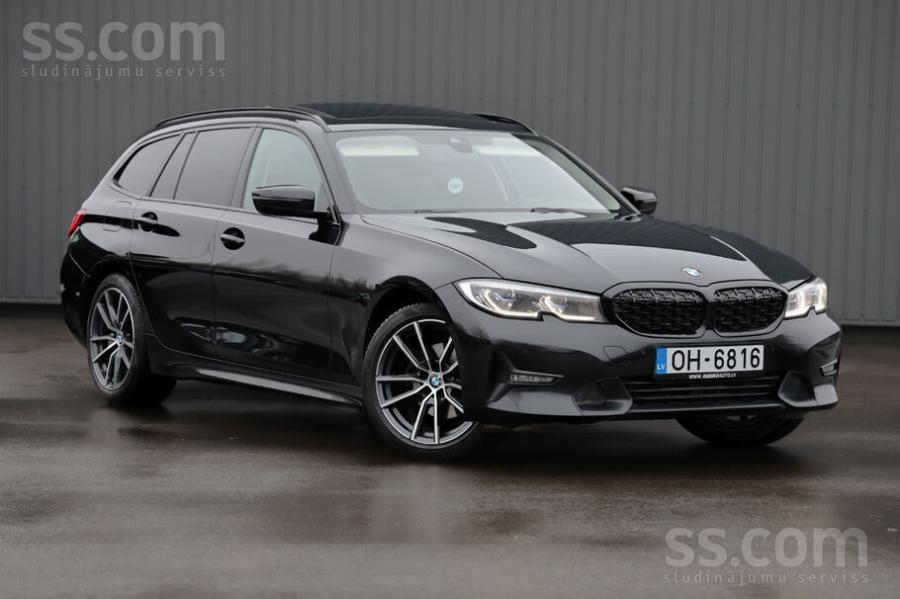Black BMW 320 2022 in Jelgava, with an engine capacity of 2.00 L and mileage of 0 thousand km for 21500 €, photo 4 on AUTOMOTO.COM.LV