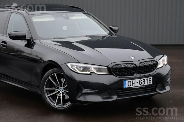 Black BMW 320 2022 in Jelgava, with an engine capacity of 2.00 L and mileage of 0 thousand km for 21500 €, photo 4 on AUTOMOTO.COM.LV