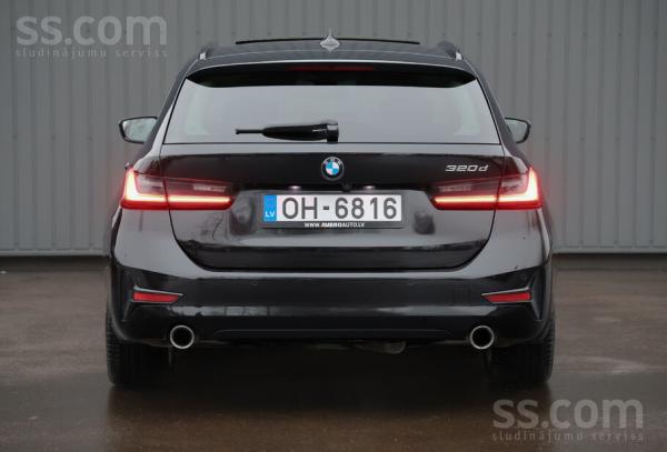 Black BMW 320 2022 in Jelgava, with an engine capacity of 2.00 L and mileage of 0 thousand km for 21500 €, photo 7 on AUTOMOTO.COM.LV
