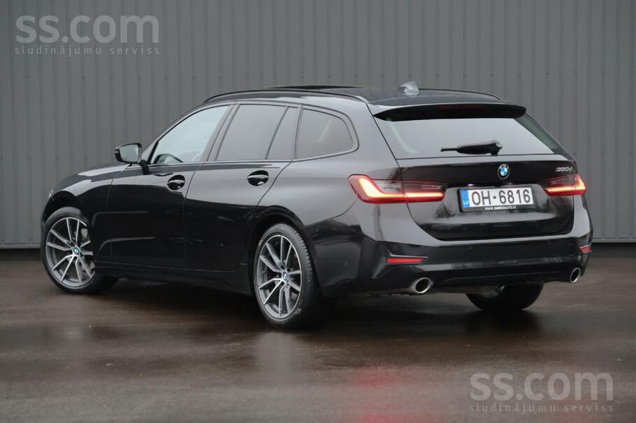 Black BMW 320 2022 in Jelgava, with an engine capacity of 2.00 L and mileage of 0 thousand km for 21500 €, photo 9 on AUTOMOTO.COM.LV
