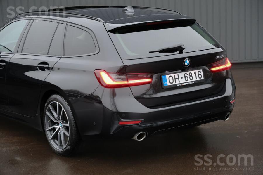 Black BMW 320 2022 in Jelgava, with an engine capacity of 2.00 L and mileage of 0 thousand km for 21500 €, photo 10 on AUTOMOTO.COM.LV