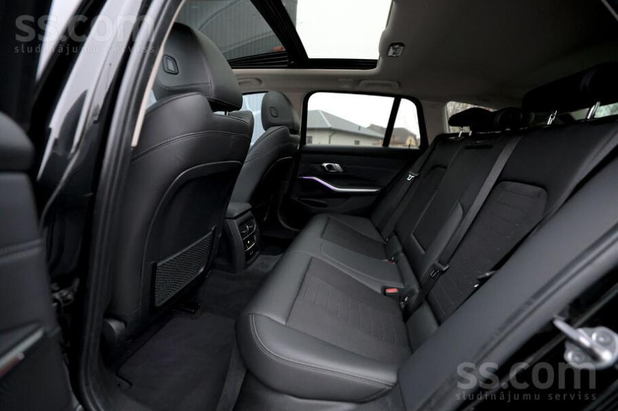 Black BMW 320 2022 in Jelgava, with an engine capacity of 2.00 L and mileage of 0 thousand km for 21500 €, photo 14 on AUTOMOTO.COM.LV