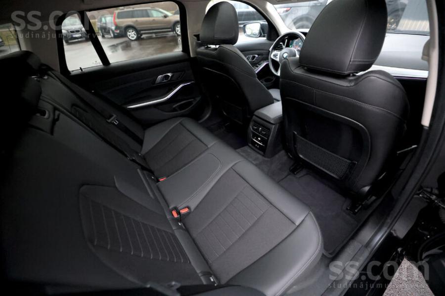 Black BMW 320 2022 in Jelgava, with an engine capacity of 2.00 L and mileage of 0 thousand km for 21500 €, photo 15 on AUTOMOTO.COM.LV