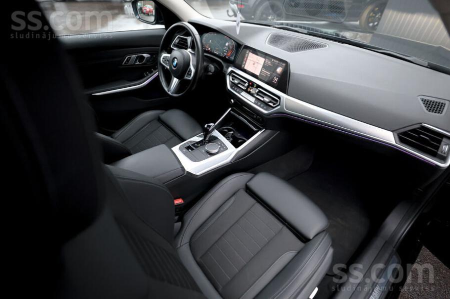 Black BMW 320 2022 in Jelgava, with an engine capacity of 2.00 L and mileage of 0 thousand km for 21500 €, photo 17 on AUTOMOTO.COM.LV