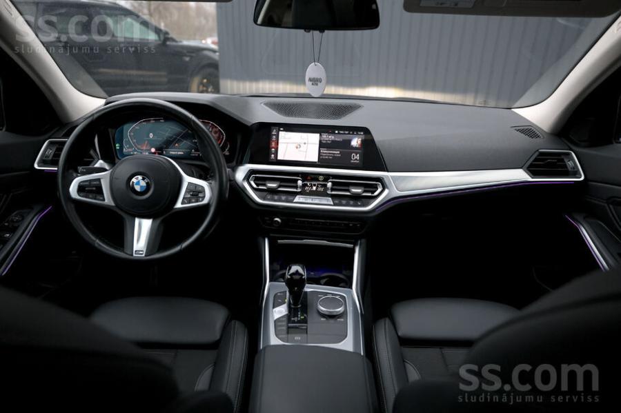 Black BMW 320 2022 in Jelgava, with an engine capacity of 2.00 L and mileage of 0 thousand km for 21500 €, photo 19 on AUTOMOTO.COM.LV