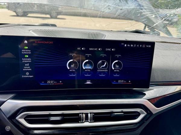 Black BMW 320 2022 in Prienai, with an engine capacity of 2.00 L and mileage of 93 thousand km for 8999 €, photo 4 on AUTOMOTO.COM.LV
