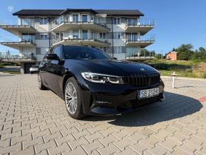 Black BMW 320 2022 in Vilnius, with an engine capacity of 2.00 L and mileage of 130 thousand km for 24000 €, photo  on AUTOMOTO.COM.LV