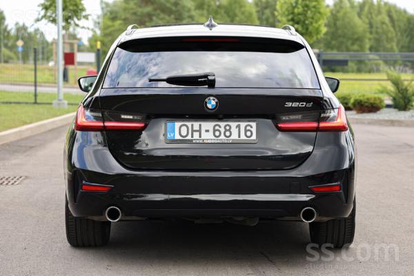 Black BMW 320 2022 in Jelgava, with an engine capacity of 2.00 L and mileage of 0 thousand km for 20500 €, photo 5 on AUTOMOTO.COM.LV