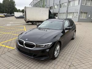 Black BMW 320 2022 in Marijampole, with an engine capacity of 2.00 L and mileage of 123 thousand km for 22900 €, photo  on AUTOMOTO.COM.LV