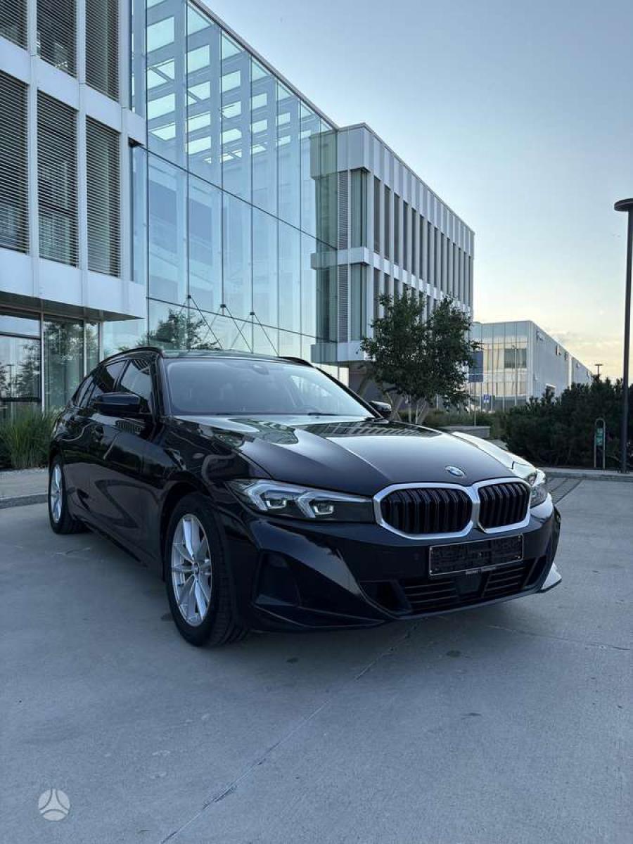 Black BMW 320 2022 in Vilnius, with an engine capacity of 2.00 L and mileage of 199 thousand km for 20500 €, photo 5 on AUTOMOTO.COM.LV