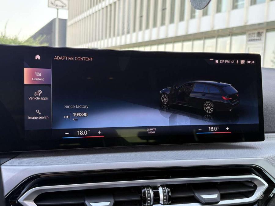 Black BMW 320 2022 in Vilnius, with an engine capacity of 2.00 L and mileage of 199 thousand km for 20500 €, photo 43 on AUTOMOTO.COM.LV