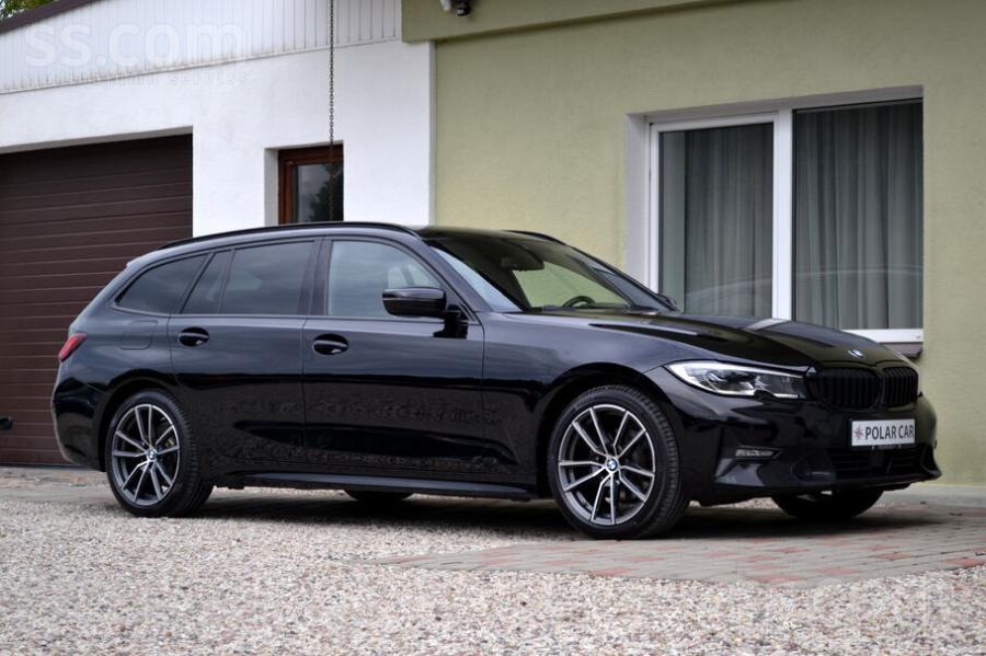 Black BMW 320 2022 in Tukums, with an engine capacity of 2.00 L and mileage of 198 thousand km for 21490 €, photo 8 on AUTOMOTO.COM.LV