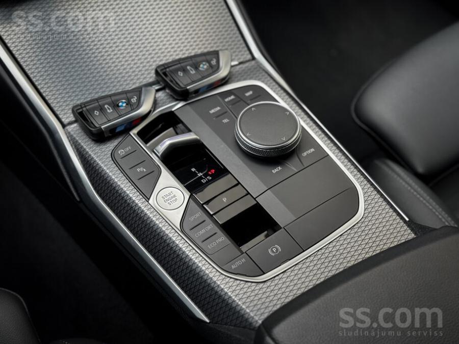 Black BMW 320 2023 in Riga, with an engine capacity of 2.00 L and mileage of 149 thousand km for 27300 €, photo 14 on AUTOMOTO.COM.LV