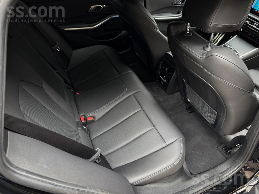 Black BMW 320 2023 in Riga, with an engine capacity of 2.00 L and mileage of 149 thousand km for 27300 €, photo 19 on AUTOMOTO.COM.LV