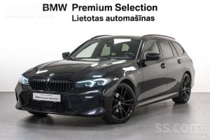 Черный БМВ 320 2023 в Рига, объемом двигателя 2.00 л и пробегом 82 тыс. км за 34900 €, фото 1 на AUTOMOTO.COM.LV