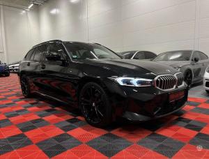Black BMW 320 2023 in Vilnius, with an engine capacity of 2.00 L and mileage of 130 thousand km for 32499 €, photo 4 on AUTOMOTO.COM.LV