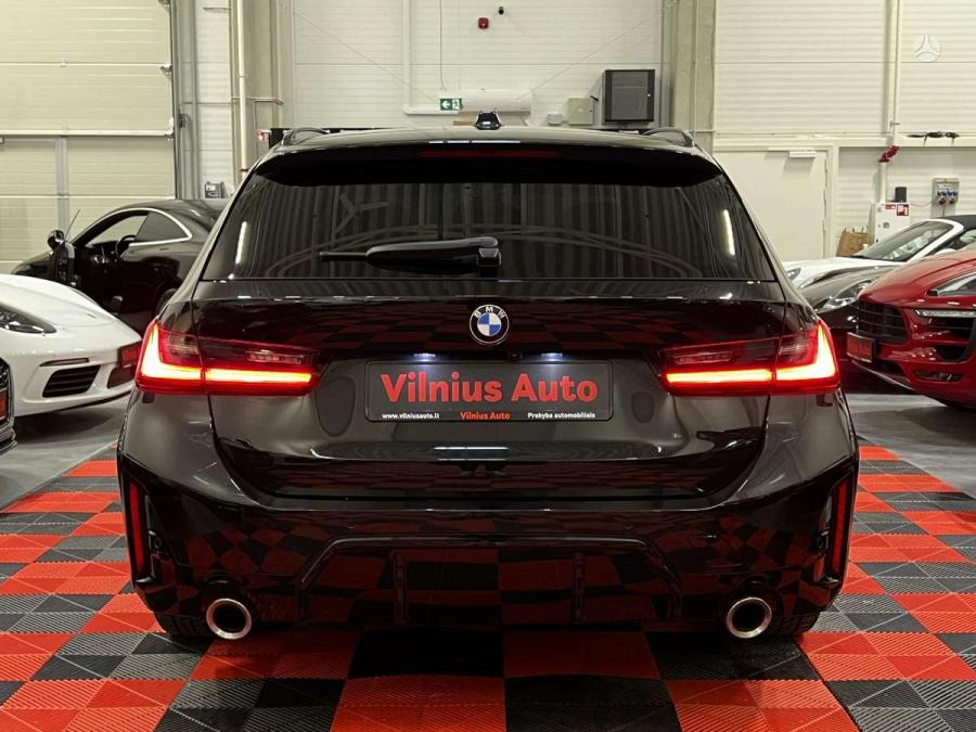 Black BMW 320 2023 in Vilnius, with an engine capacity of 2.00 L and mileage of 130 thousand km for 32499 €, photo 6 on AUTOMOTO.COM.LV