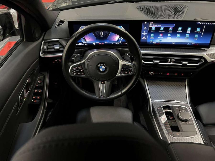 Black BMW 320 2023 in Vilnius, with an engine capacity of 2.00 L and mileage of 130 thousand km for 32499 €, photo 21 on AUTOMOTO.COM.LV