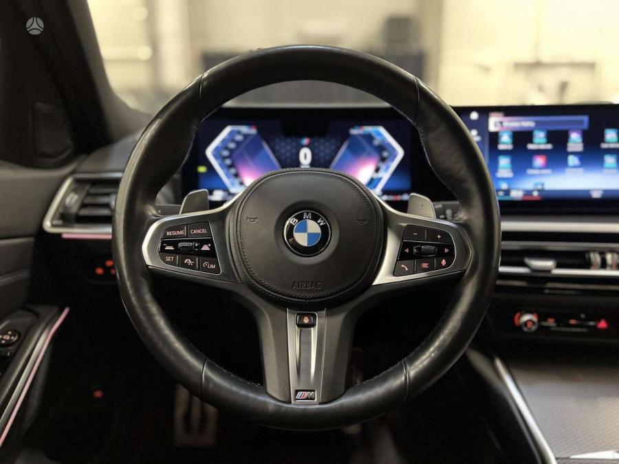 Black BMW 320 2023 in Vilnius, with an engine capacity of 2.00 L and mileage of 130 thousand km for 32499 €, photo 22 on AUTOMOTO.COM.LV