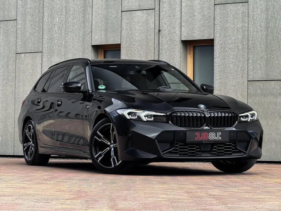 Black BMW 320 2023 in Riga, with an engine capacity of 2.00 L and mileage of 149 thousand km for 27300 €, photo 1 on AUTOMOTO.COM.LV
