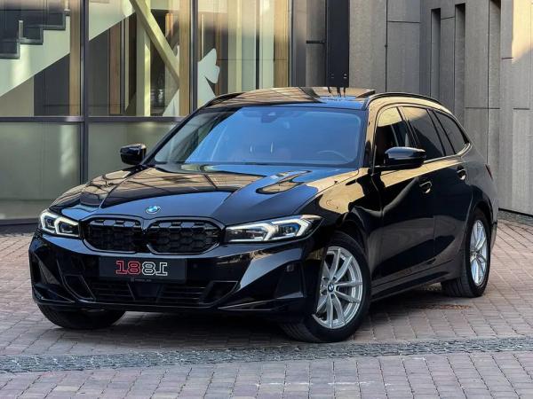 Black BMW 320 2023 in Riga, with an engine capacity of 2.00 L and mileage of 152 thousand km for 26500 €, photo 6 on AUTOMOTO.COM.LV