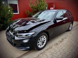 Black BMW 320 2023 in Prienai, with an engine capacity of 2.00 L and mileage of 71 thousand km for 13499 €, photo  on AUTOMOTO.COM.LV