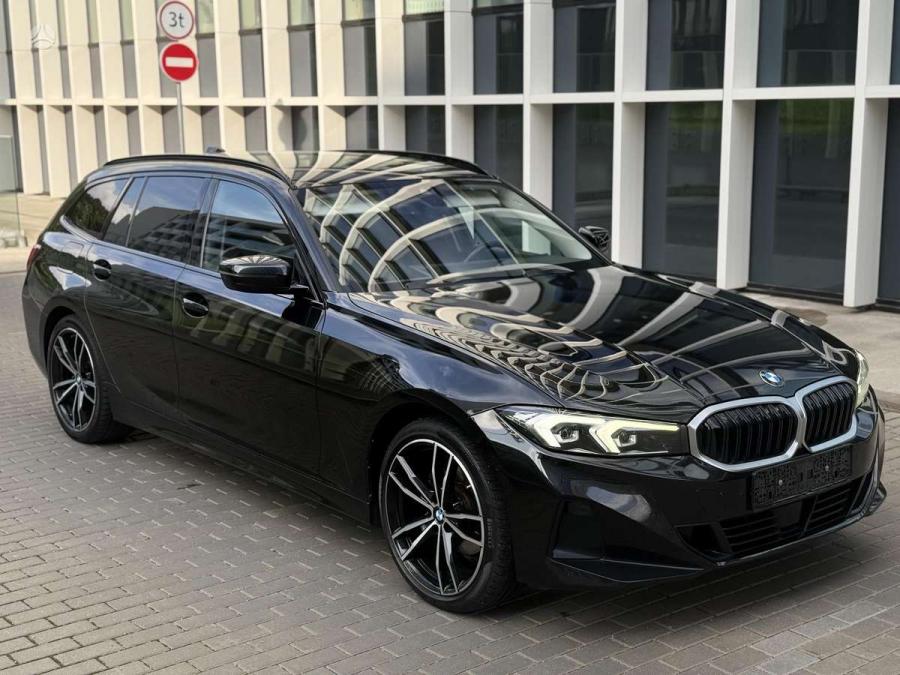 Black BMW 320 2023 in Vilnius, with an engine capacity of 2.00 L and mileage of 109 thousand km for 21999 €, photo 3 on AUTOMOTO.COM.LV