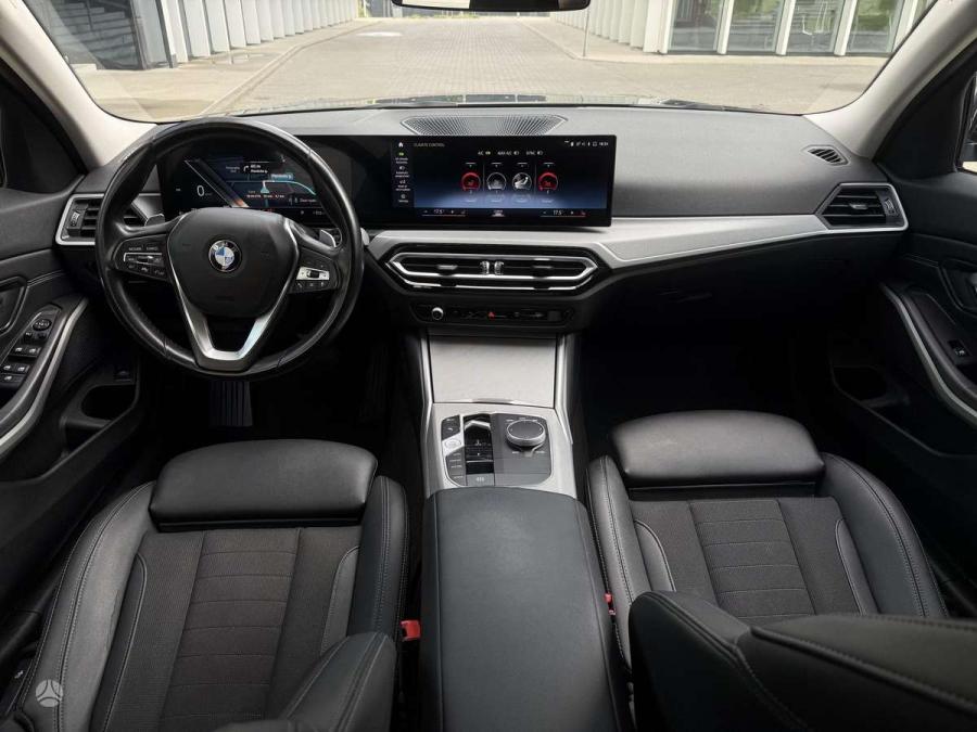 Black BMW 320 2023 in Vilnius, with an engine capacity of 2.00 L and mileage of 109 thousand km for 21999 €, photo 18 on AUTOMOTO.COM.LV