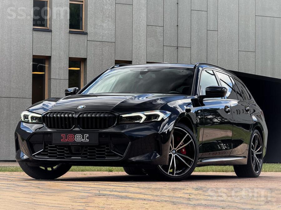 Black BMW 320 2023 in Riga, with an engine capacity of 2.00 L and mileage of 28 thousand km for 34800 €, photo 1 on AUTOMOTO.COM.LV