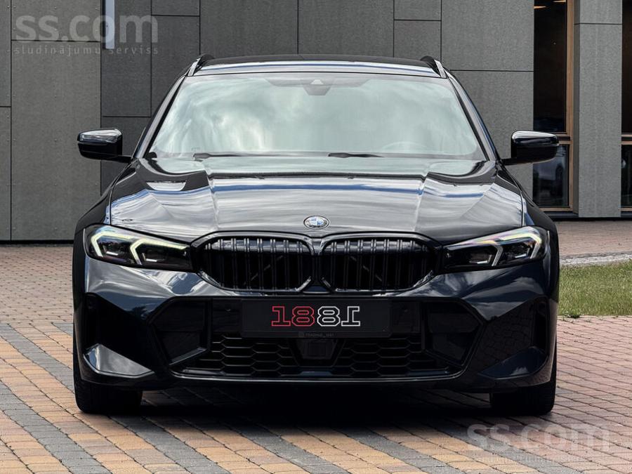 Black BMW 320 2023 in Riga, with an engine capacity of 2.00 L and mileage of 28 thousand km for 34800 €, photo 4 on AUTOMOTO.COM.LV