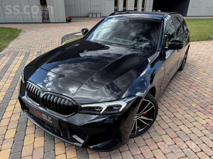 Black BMW 320 2023 in Riga, with an engine capacity of 2.00 L and mileage of 28 thousand km for 34800 €, photo 11 on AUTOMOTO.COM.LV