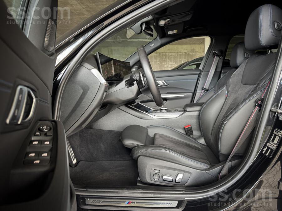Black BMW 320 2023 in Riga, with an engine capacity of 2.00 L and mileage of 28 thousand km for 34800 €, photo 13 on AUTOMOTO.COM.LV