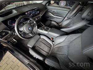 Black BMW 320 2023 in Riga, with an engine capacity of 2.00 L and mileage of 28 thousand km for 34800 €, photo 15 on AUTOMOTO.COM.LV