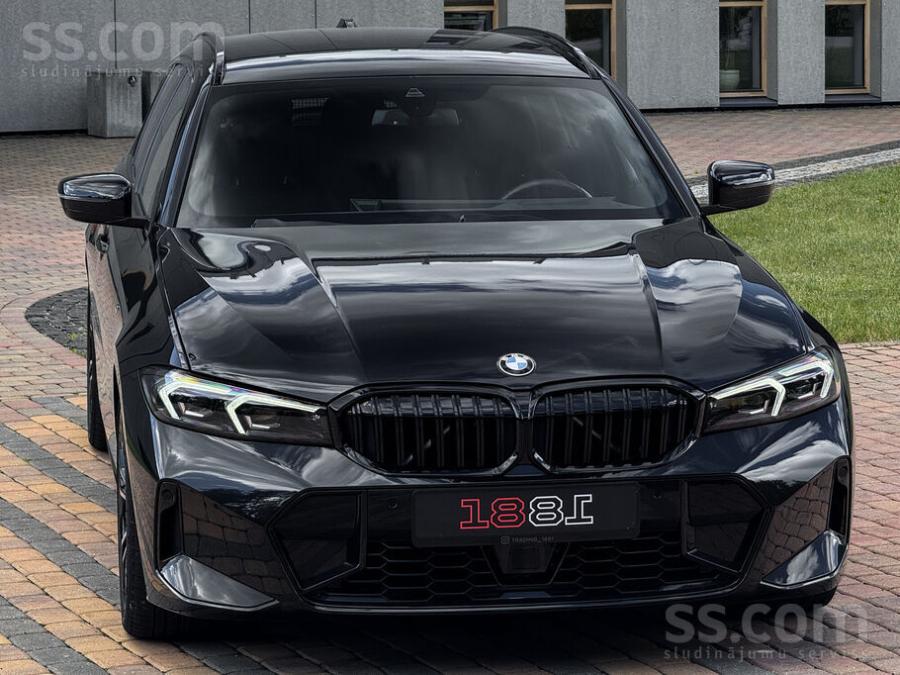 Black BMW 320 2023 in Riga, with an engine capacity of 2.00 L and mileage of 28 thousand km for 34800 €, photo 17 on AUTOMOTO.COM.LV