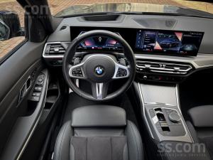 Black BMW 320 2023 in Riga, with an engine capacity of 2.00 L and mileage of 28 thousand km for 34800 €, photo 21 on AUTOMOTO.COM.LV