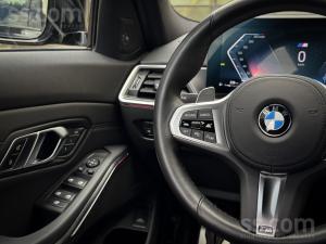 Black BMW 320 2023 in Riga, with an engine capacity of 2.00 L and mileage of 28 thousand km for 34800 €, photo 30 on AUTOMOTO.COM.LV