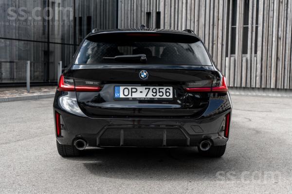 Black BMW 320 2023 in Riga, with an engine capacity of 2.00 L and mileage of 193 thousand km for 24490 €, photo 5 on AUTOMOTO.COM.LV